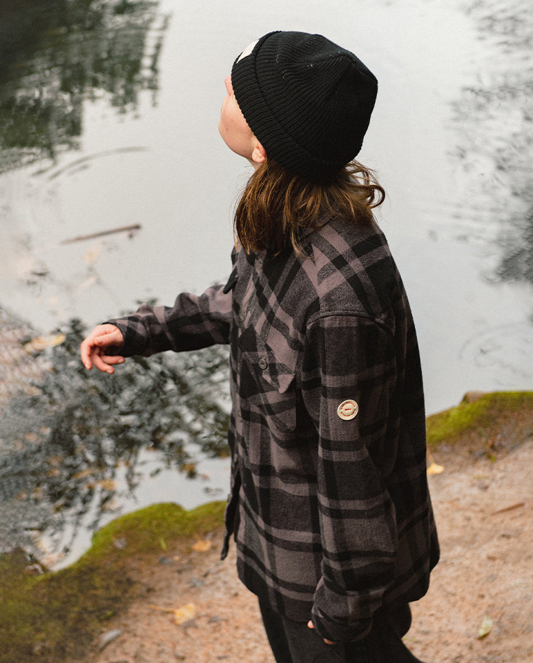 Wanderer Shacket - Titanium | Globe AU – Globe Brand