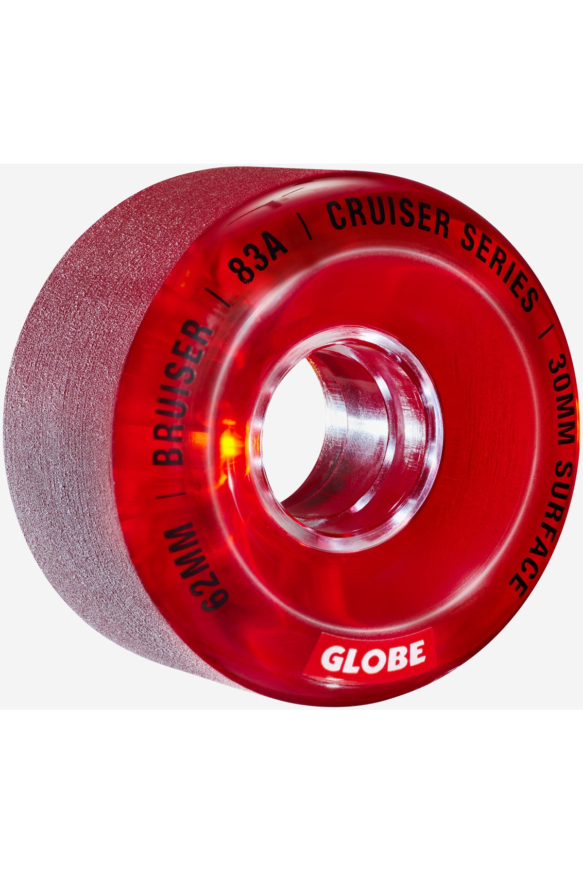 Bruiser Cruiser Wheel - Clear Red | Globe AU – Globe Brand